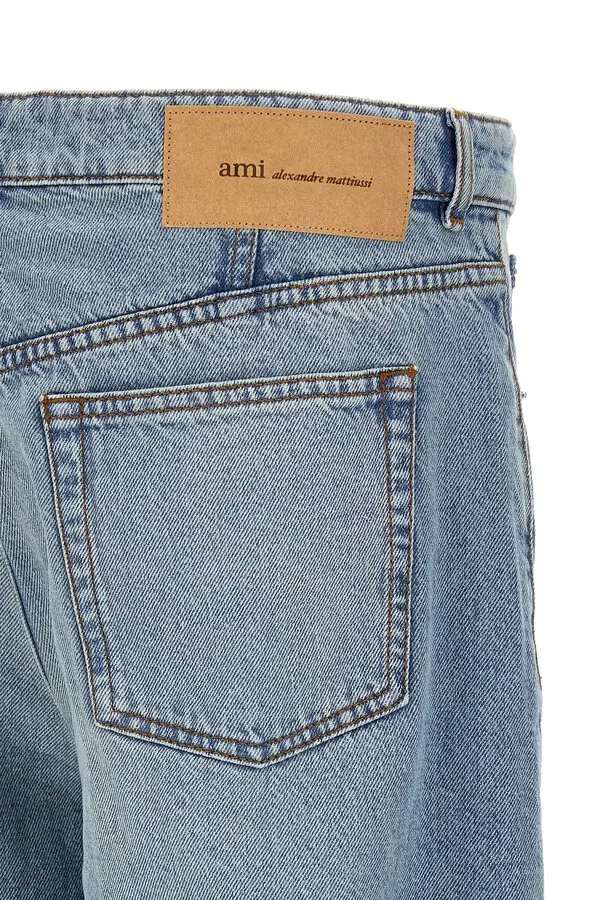 AMI Paris Wide-leg Jeans