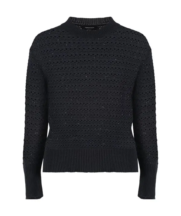 Fabiana Filippi Open-knit Crewneck Jumper