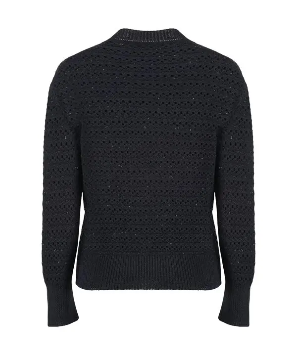 Fabiana Filippi Open-knit Crewneck Jumper