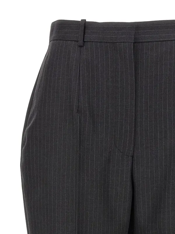 Alexander McQueen Pinstripe Pants - Gray