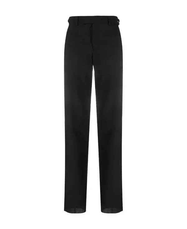 Versace High Waist Straight Leg Trousers