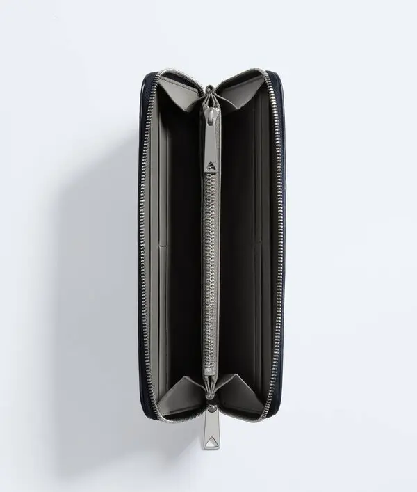 Bottega Veneta Intrecciato Zip Around Wallet