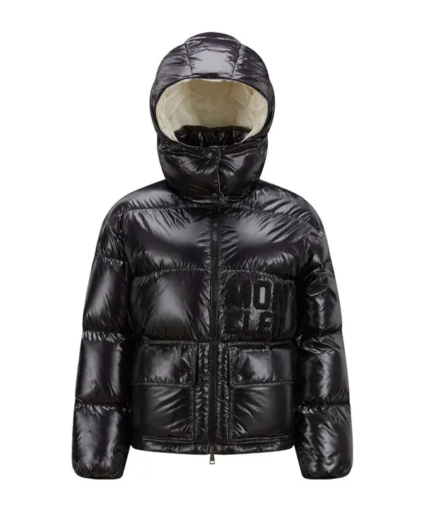 Moncler Abbaye Short Down Jacket - Black