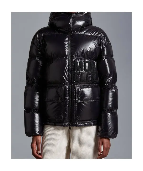 Moncler Abbaye Short Down Jacket - Black