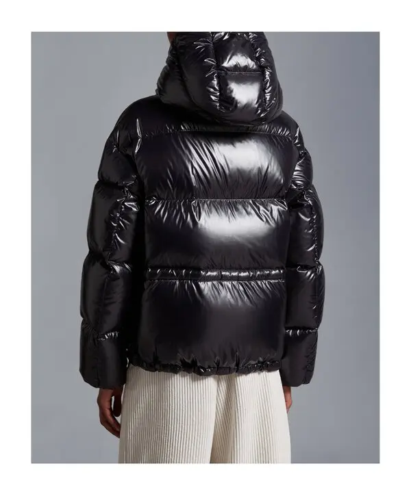 Moncler Abbaye Short Down Jacket - Black