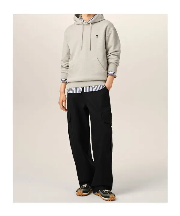 AMI Paris Belt-loop Cargo Trousers