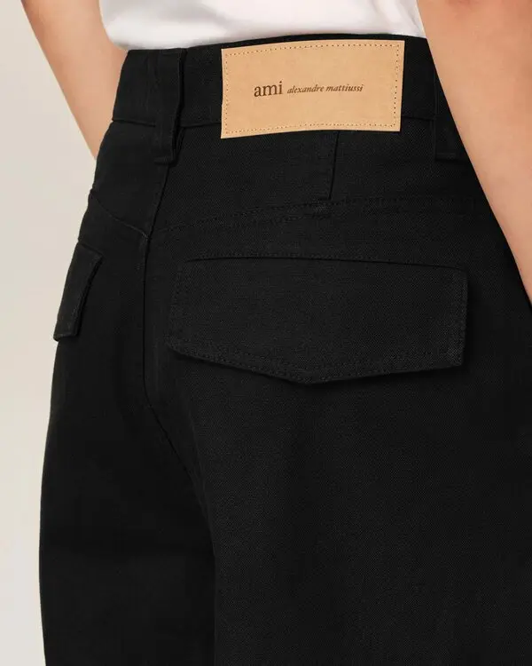 AMI Paris Belt-loop Cargo Trousers