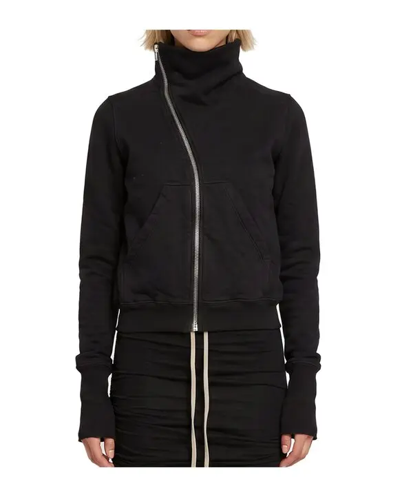 Rick Owens Mountain Drape Detailed Sweatshirt