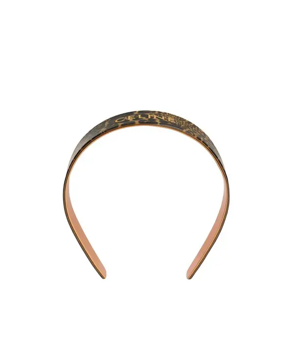 Celine Hair Accessories Headband In Acetate And Steel