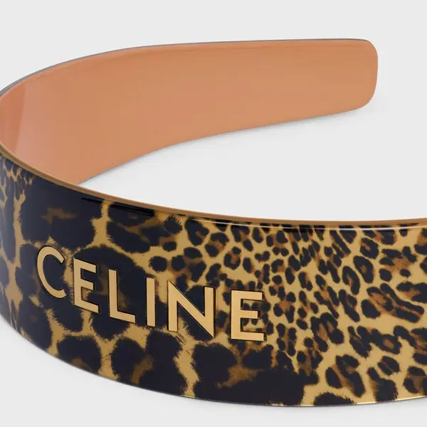 Celine Hair Accessories Headband In Acetate And Steel