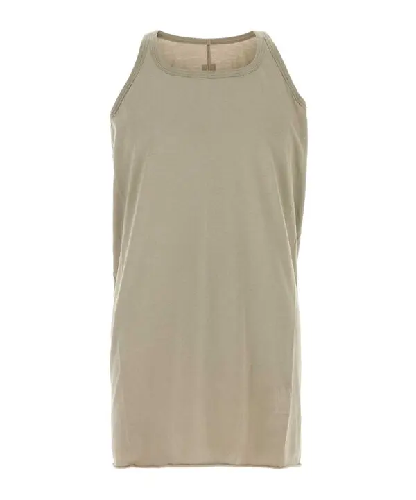 Rick Owens Logo Patch Sleeveless T-shirt - Beige