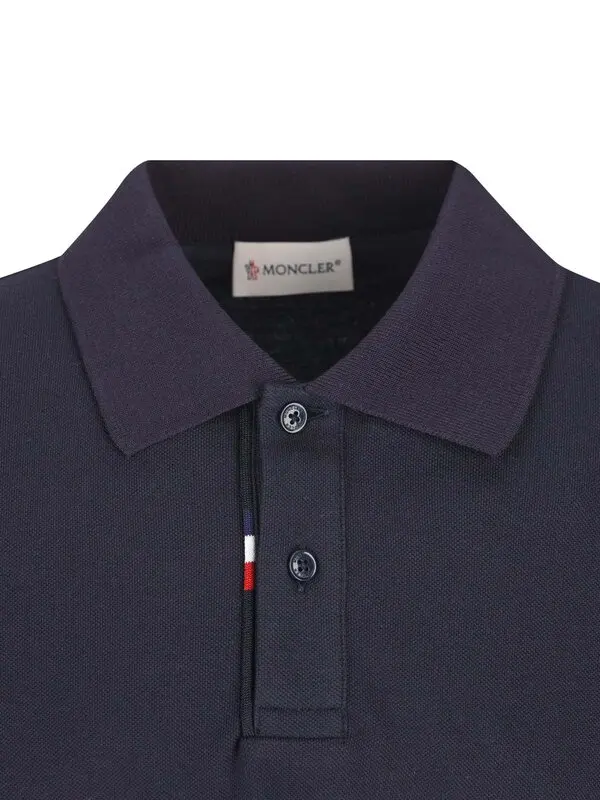 Moncler Logo-patch Polo Shirt