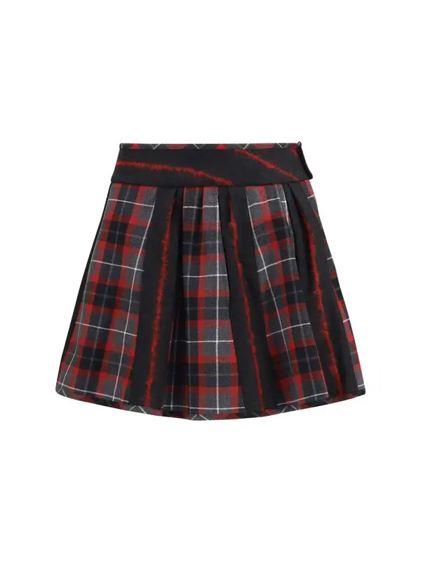 VIVIENNE WESTWOOD Bell Virgin Wool Mini Skirt - Red
