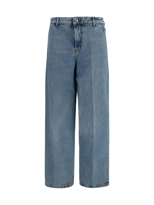AMI Paris Balloon Jeans In Denim