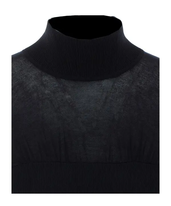 Elisabetta Franchi Long Sleeved Ribbed Bodysuit