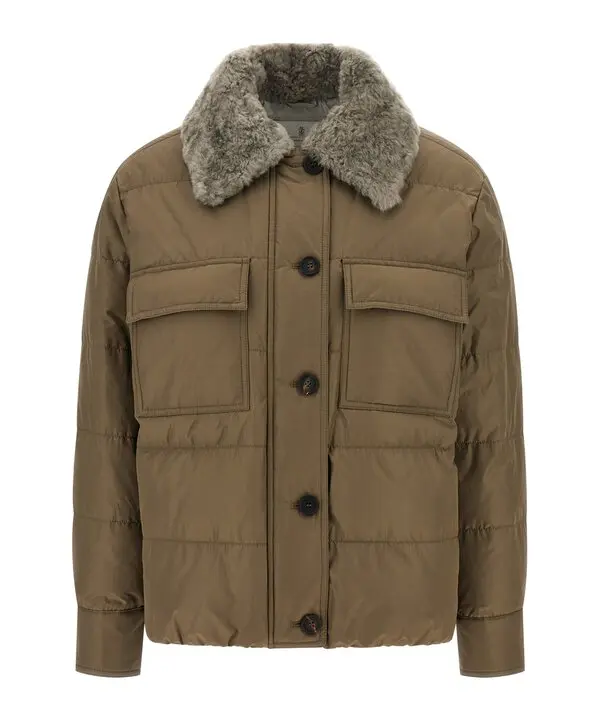 Brunello Cucinelli Monile Sherling Down Jacket