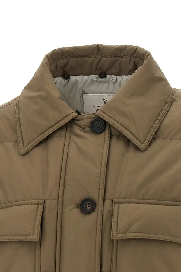 Brunello Cucinelli Monile Sherling Down Jacket