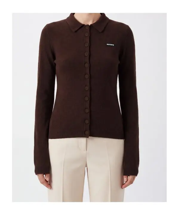 ROTATE BY BIRGER CHRISTENSEN Collared Cardigan