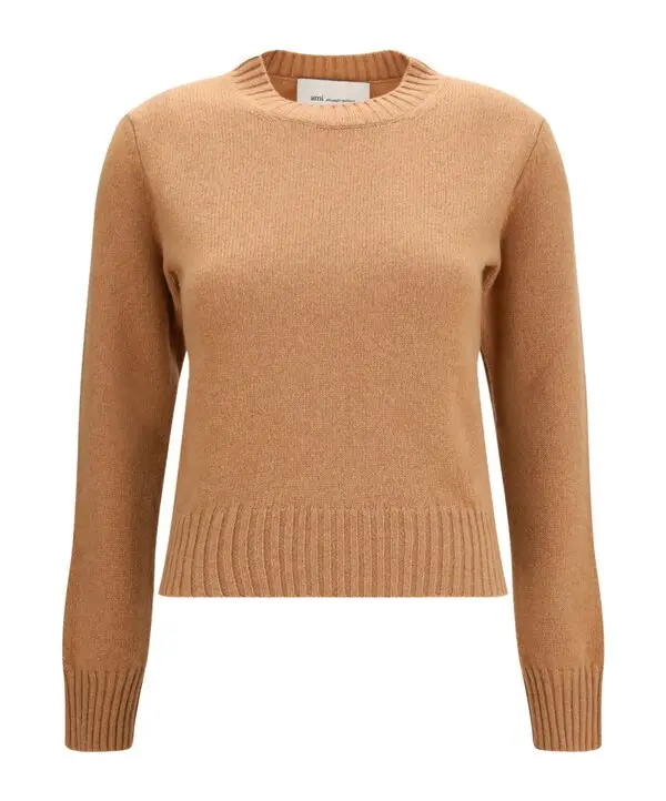 AMI Paris Long-sleeve Knit Top