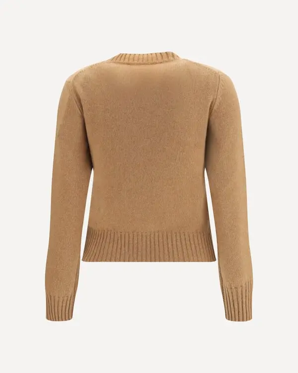 AMI Paris Long-sleeve Knit Top