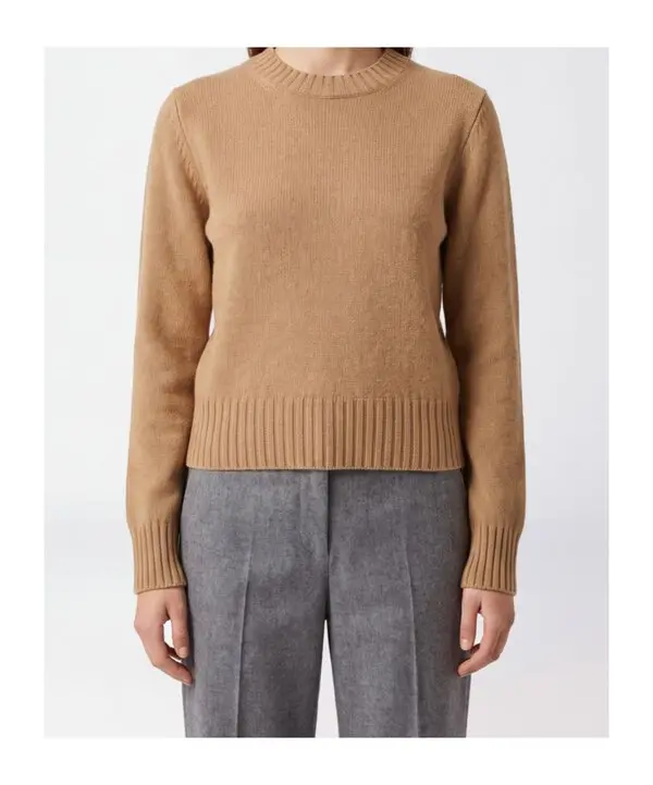 AMI Paris Logo Embroidered Crewneck Jumper