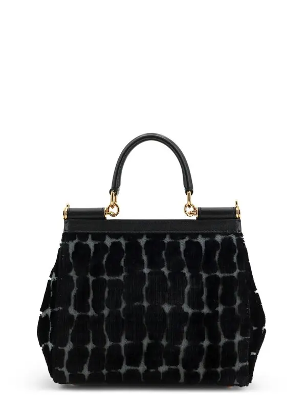 Dolce & Gabbana Dolce Gabbana Logo Plate Top Handle Bag