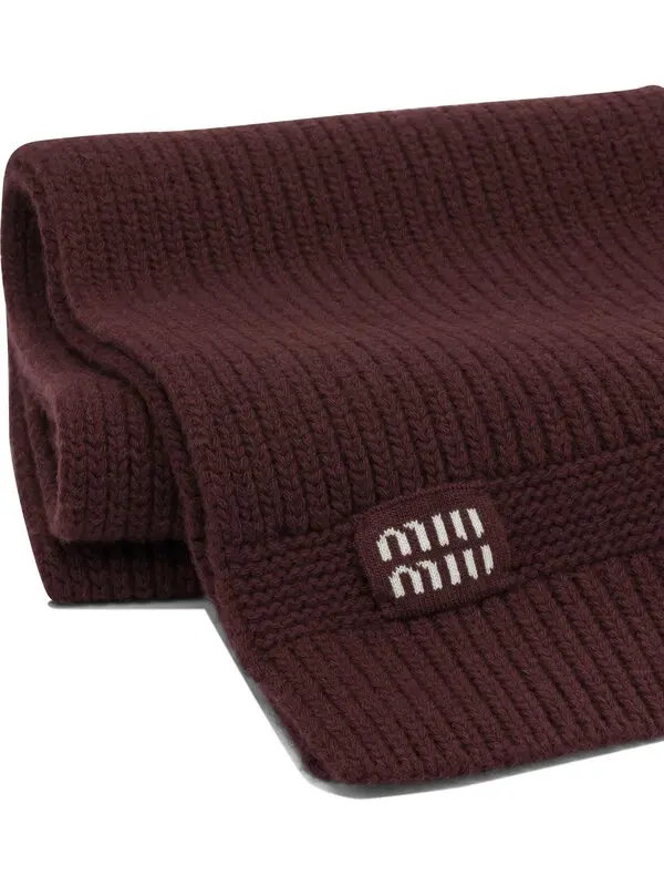 Miu Miu Cashmere Scarf - Amaranth