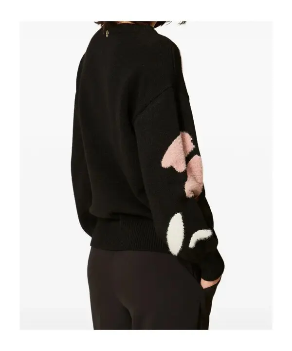TWINSET Floral Jacquard Sweater