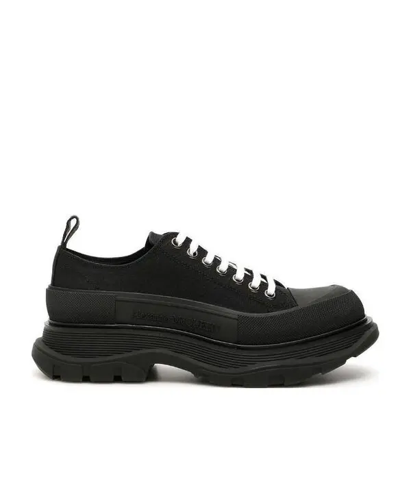 Alexander McQueen Tread Slick Low-top Sneakers - Black
