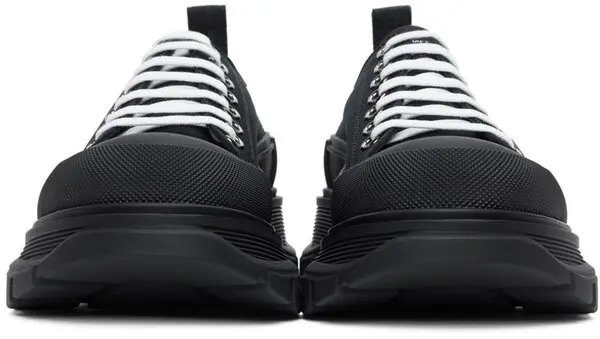 Alexander McQueen Tread Slick Low-top Sneakers - Black