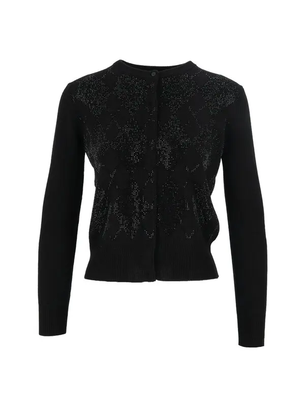 Max Mara Mstgiovane Embellished Cardigan - Black