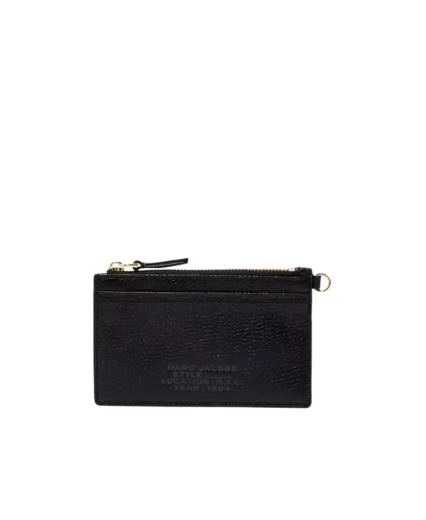 Marc Jacobs Logo Embossed Top-zip Wristlet