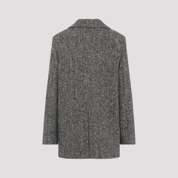 Peserico Herringbone Short Coat
