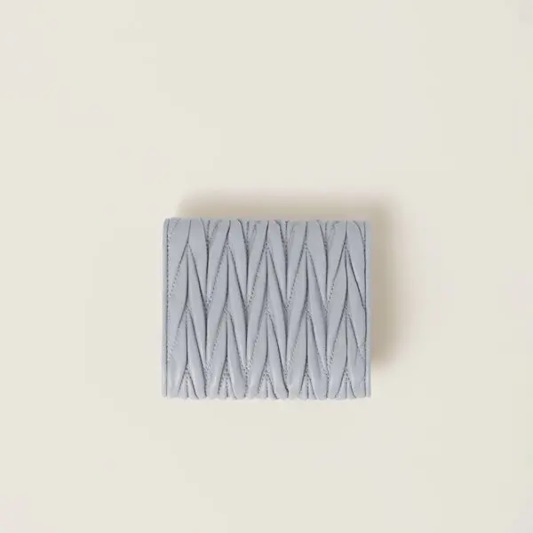 Miu Miu Small Matelassé Nappa Leather Wallet