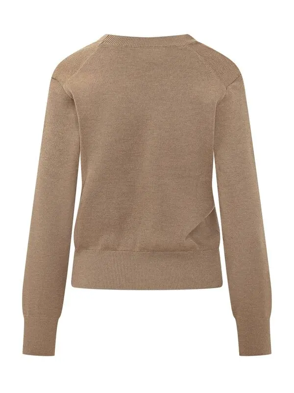 AMI Paris Long-sleeve Knit Top