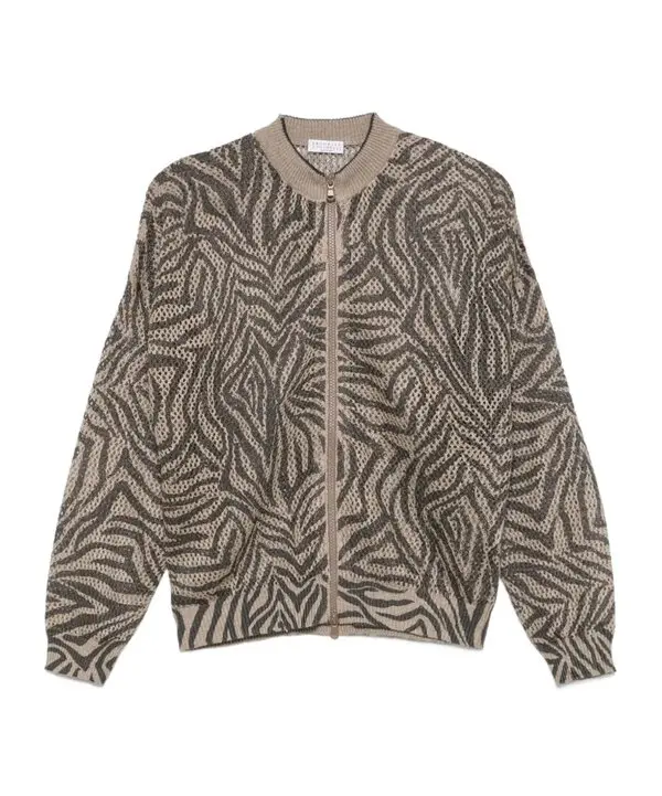 Brunello Cucinelli Open-knit Cardigan