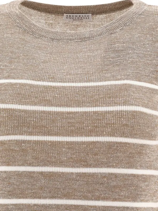 Brunello Cucinelli Striped Top