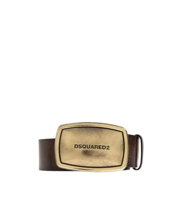 Dsquared2 Logo Engraved Buckle Belt