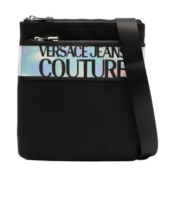Versace Iridescent Logo-jacquard Messenger Bag