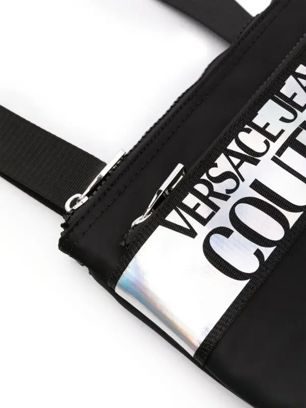 Versace Iridescent Logo-jacquard Messenger Bag