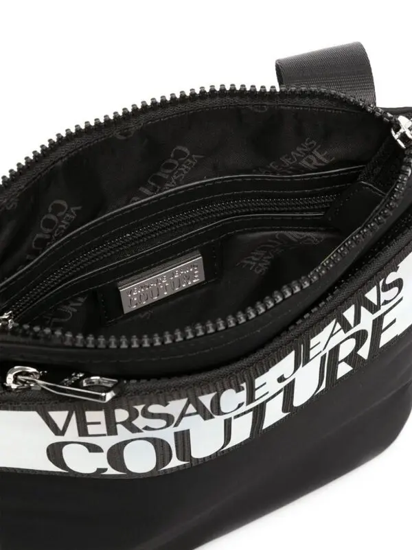 Versace Iridescent Logo-jacquard Messenger Bag
