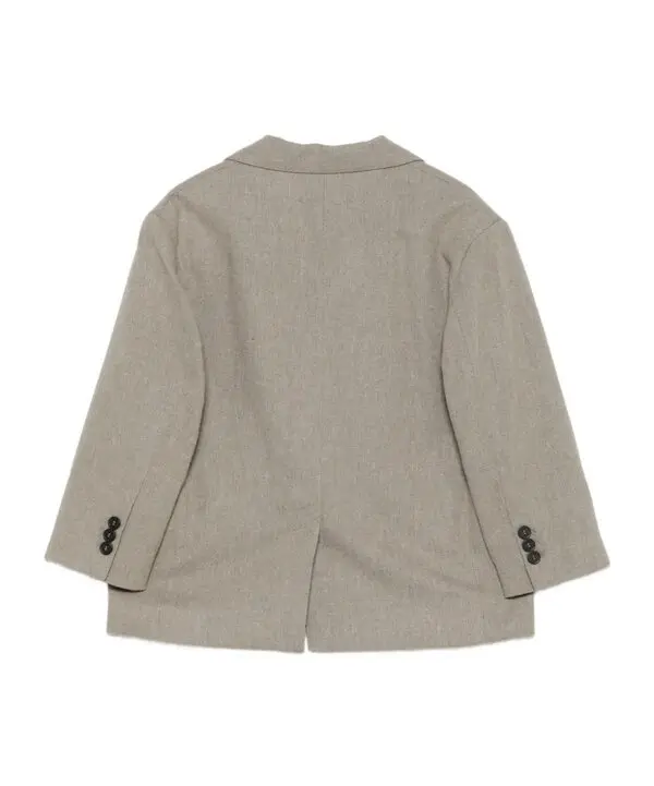 DOUUOD Single-breasted Notched-lapel Jacket
