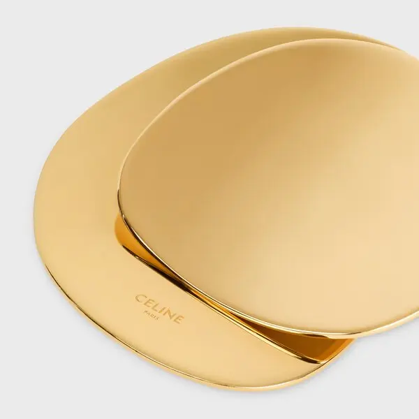 Celine Petale Ring In Brass With Finish
