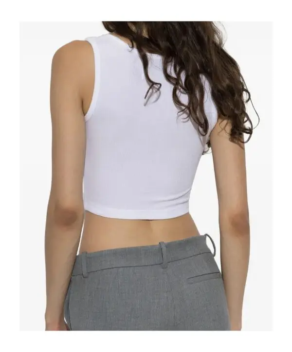 VIVIENNE WESTWOOD Cropped Logo Tank Top
