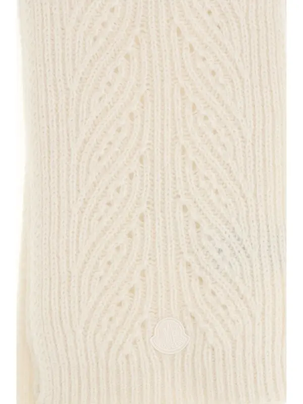 Moncler Tricot Alpaca And Cashmere-blend Scarf - Multicolor