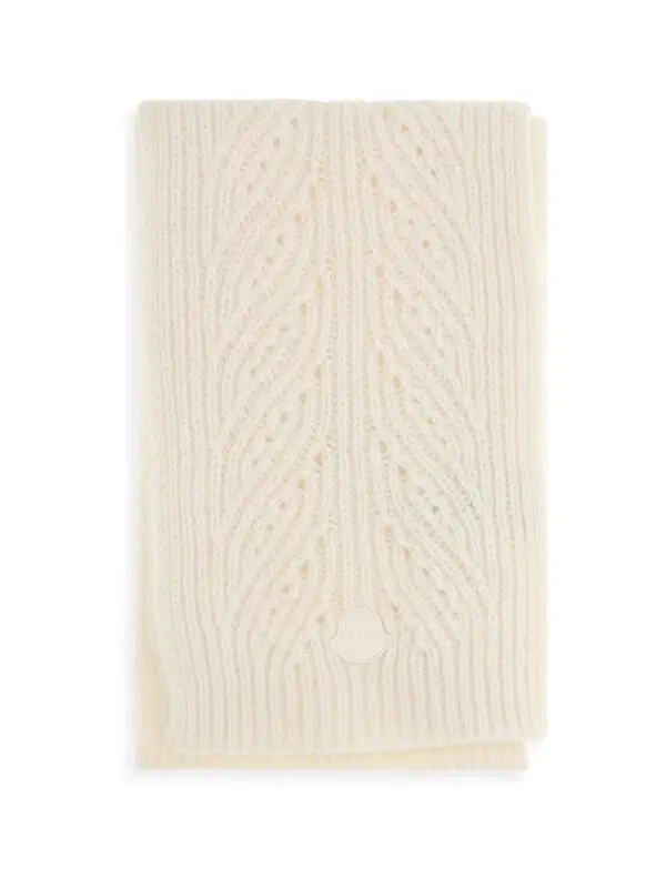Moncler Tricot Alpaca And Cashmere-blend Scarf - Multicolor
