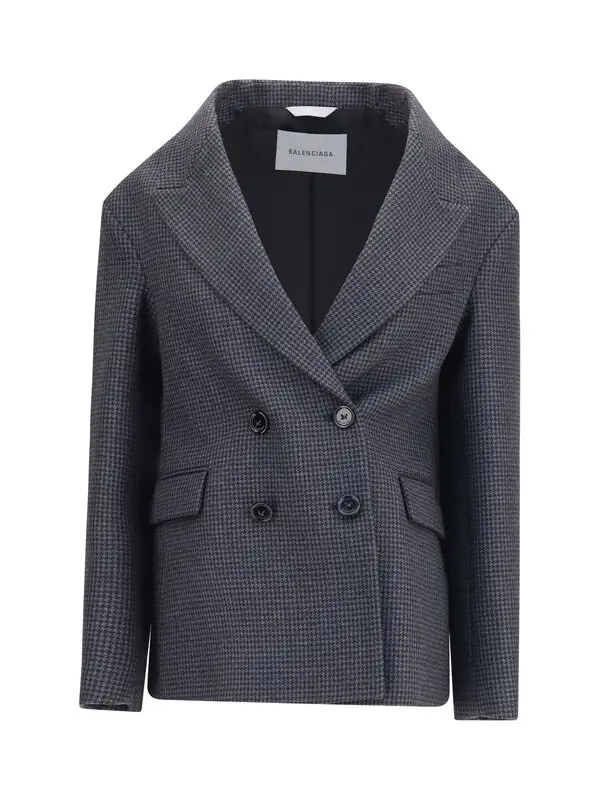 Balenciaga Double-breasted Wool Blazer
