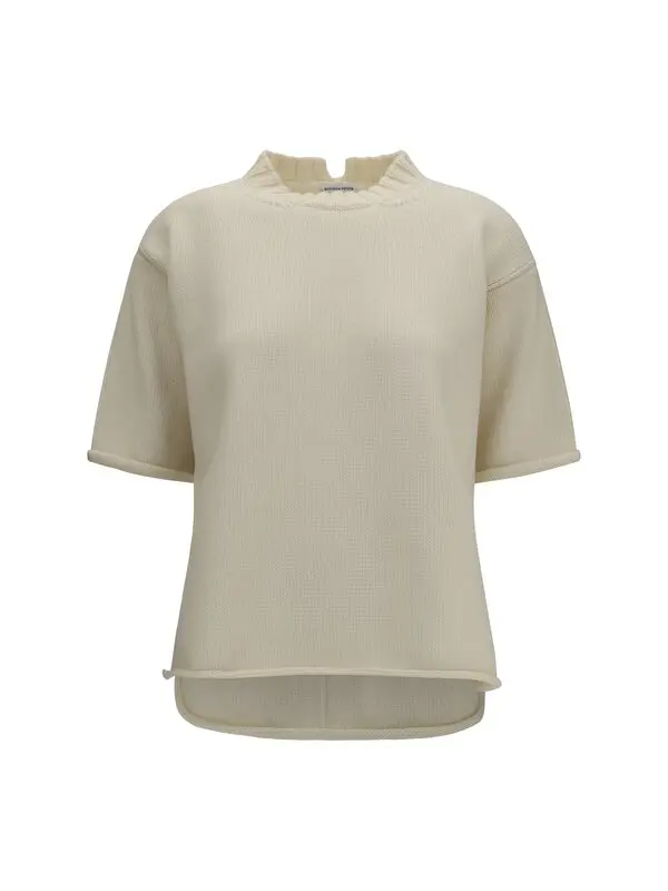 Bottega Veneta Wool And Cashmere-blend Knit T-shirt - Multicolor