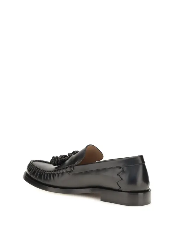 Bottega Veneta Ugo Leather Loafers