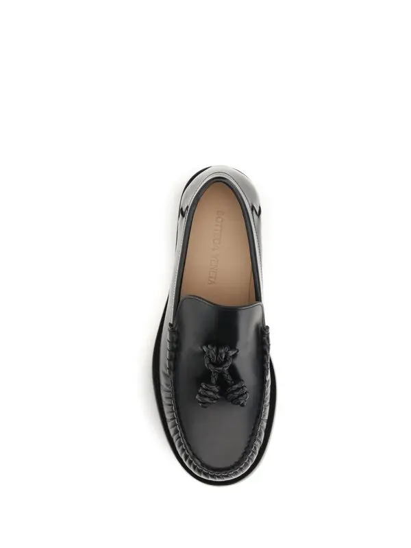 Bottega Veneta Ugo Leather Loafers